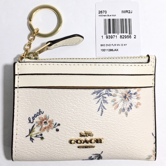 Coach | Accessories | Coach Mini Skinny Wallet Keychain Bag Charm Nwt ...